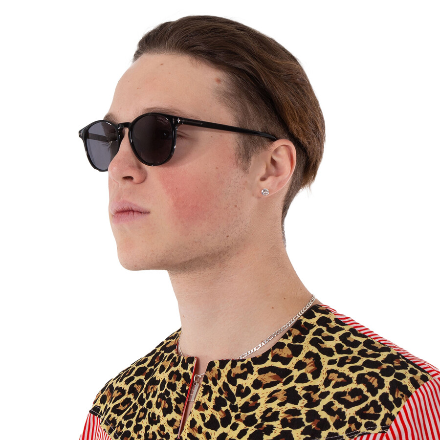 Tom Ford Lewis Polarized Smoke Oval Sunglasses FT1097-N 01D 53 ...