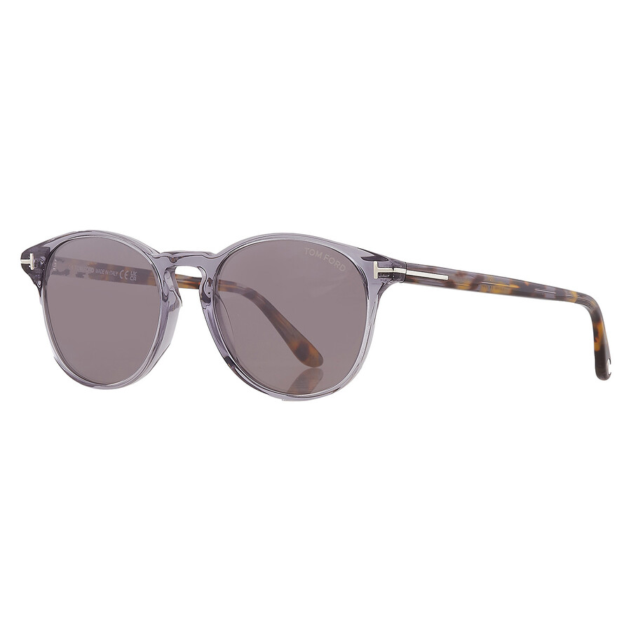 Tom Ford Lewis Smoke Mirror Oval Men's Sunglasses FT1097 20C 53 ...