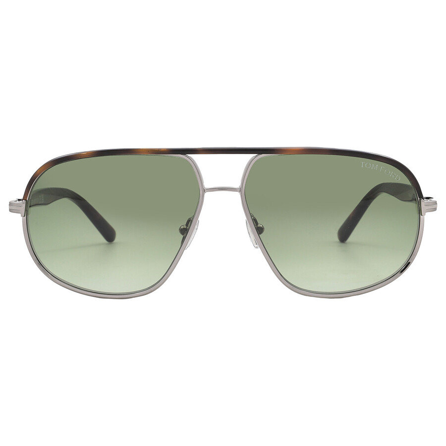 Tom Ford Maxwell Green Gradient Pilot Men's Sunglasses FT1019 14P 59 ...