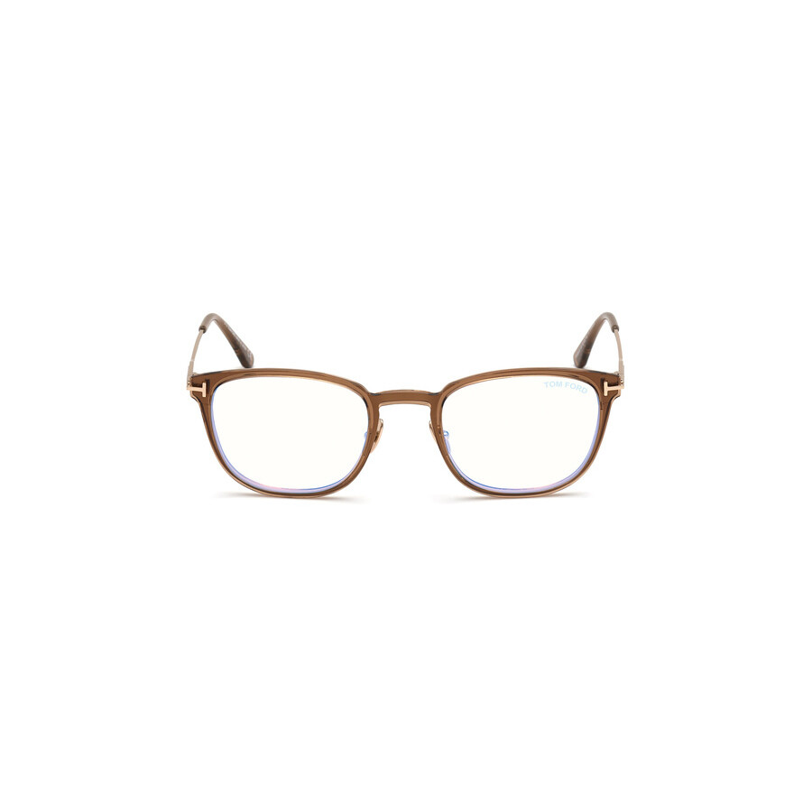 Tom Ford Men's Gold Tone Square Eyeglass Frames FT5694-B028 ...