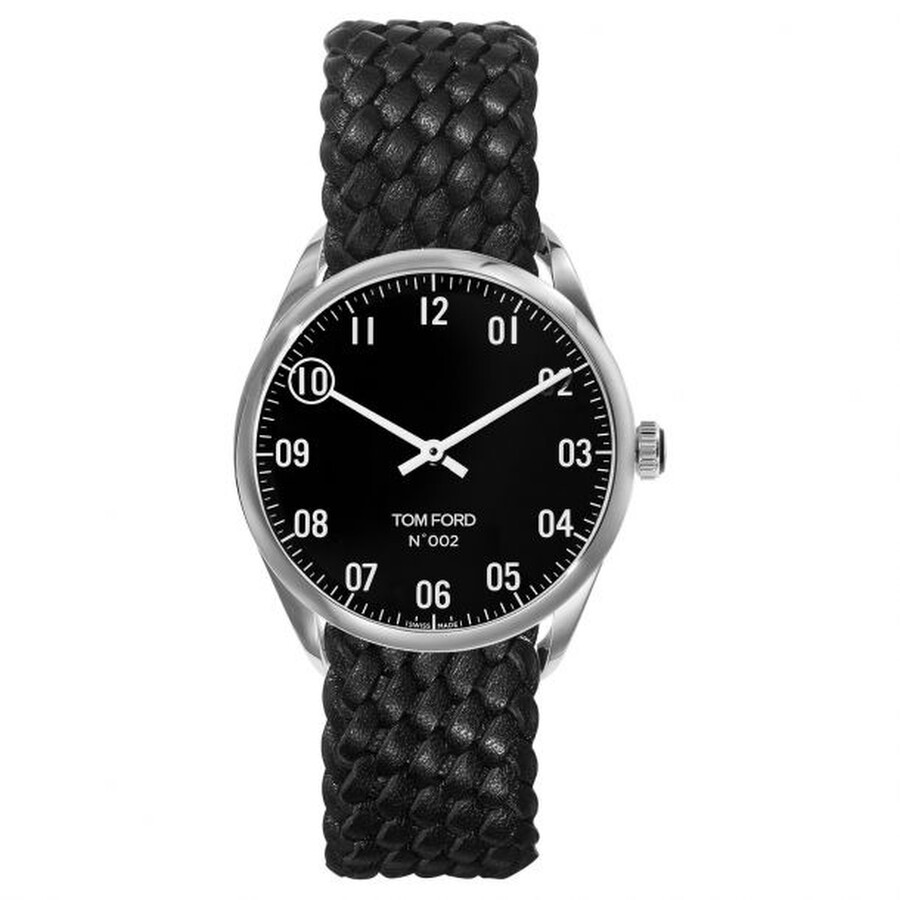 Tom Ford N.002 Automatic Black Dial Men's Watch TF0120187634 ...