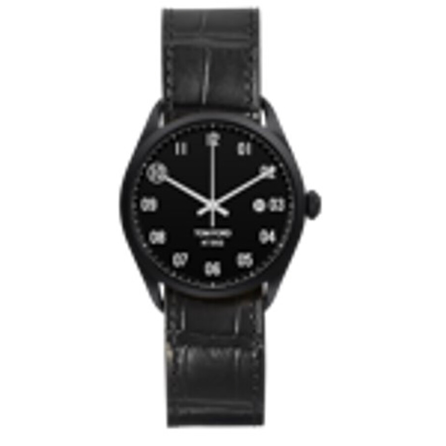 Tom Ford N.002 Automatic Black Dial Watch TF0120267285 193586018023 ...
