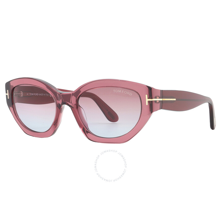Tom Ford Penny Pink Gradient Cat Eye Ladies Sunglasses FT1086 66Y 55 ...