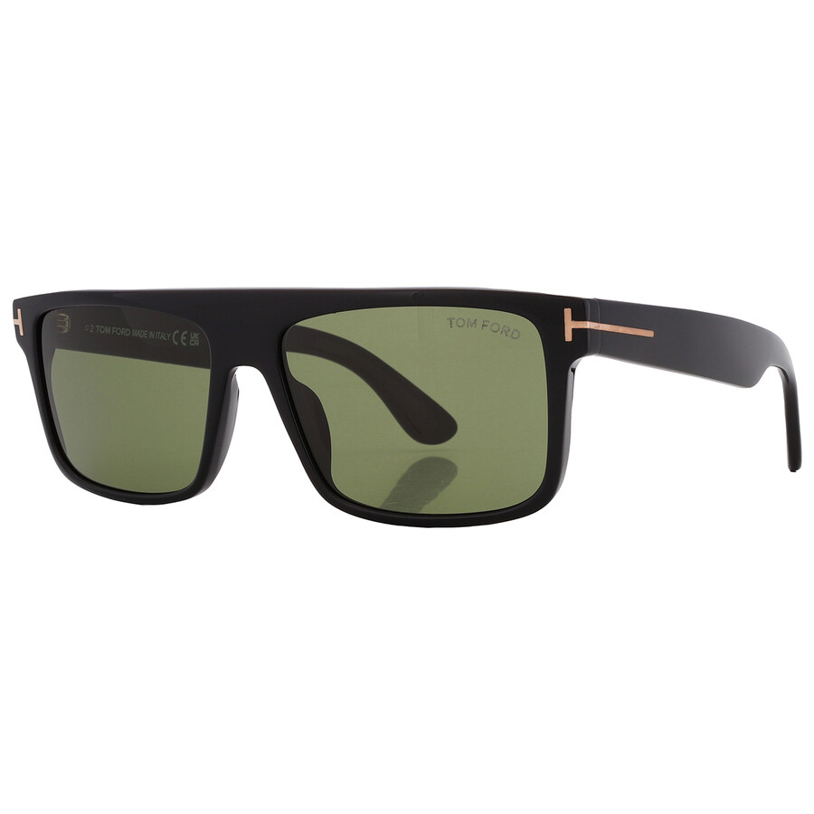Tom Ford Philippe Green Browline Men's Sunglasses FT0999 01N 58 ...