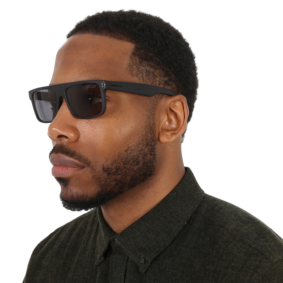 Tom Ford Philippe Polarized Smoke Browline Men's Sunglasses FT0999-N ...