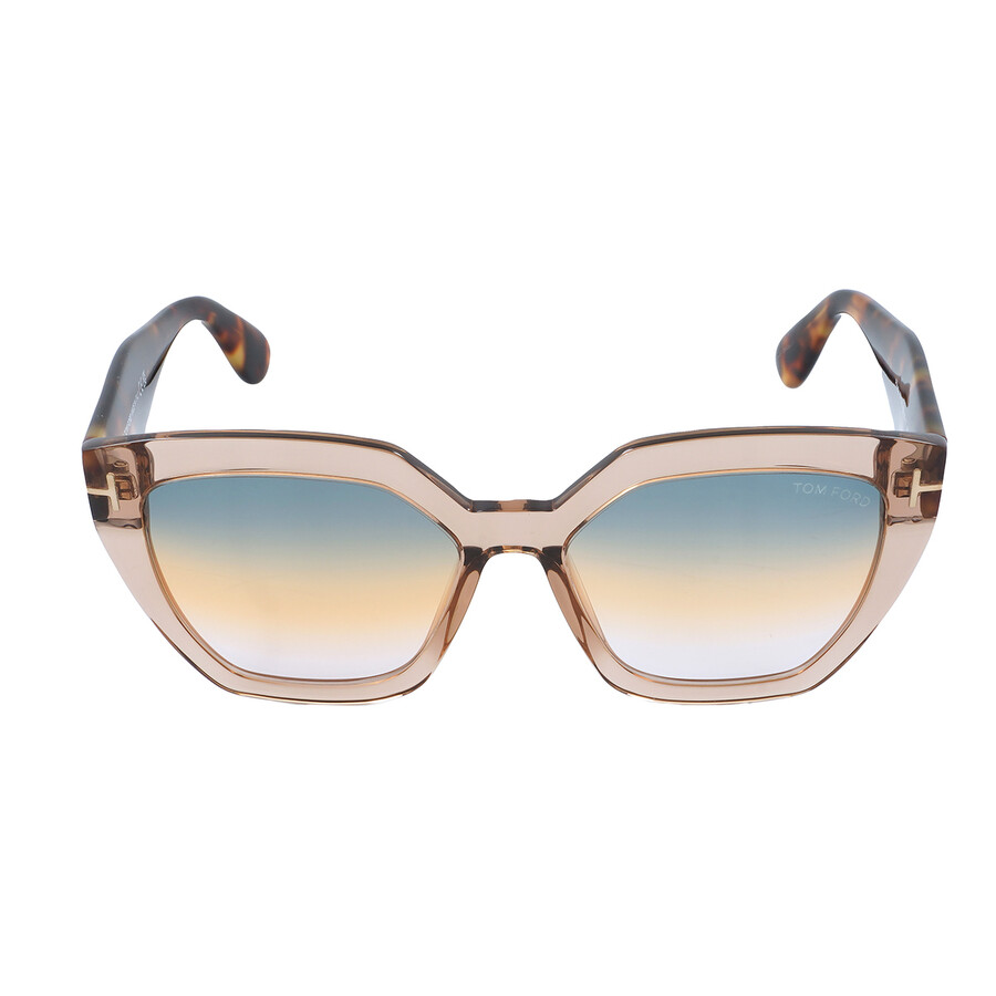 Tom Ford Phoebe Smoke Gradient Cat Eye Sunglasses FT0939 45B 56 ...