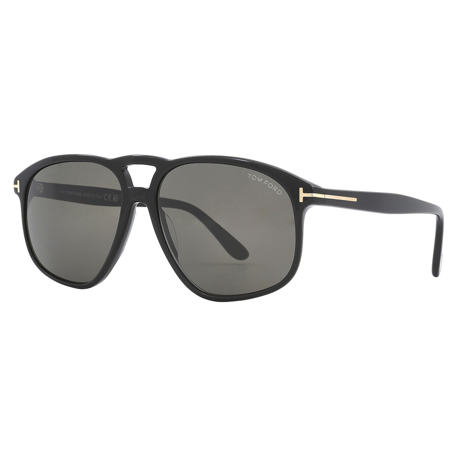 Tom Ford Pierre Smoke Navigator Men's Sunglasses FT1000 01A 58 ...