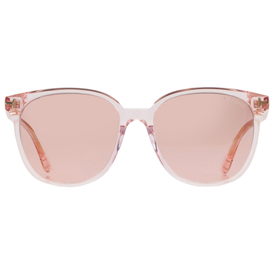 Tom Ford Pink Oval Unisex Sunglasses FT0972-K 72G 56 889214333964 ...
