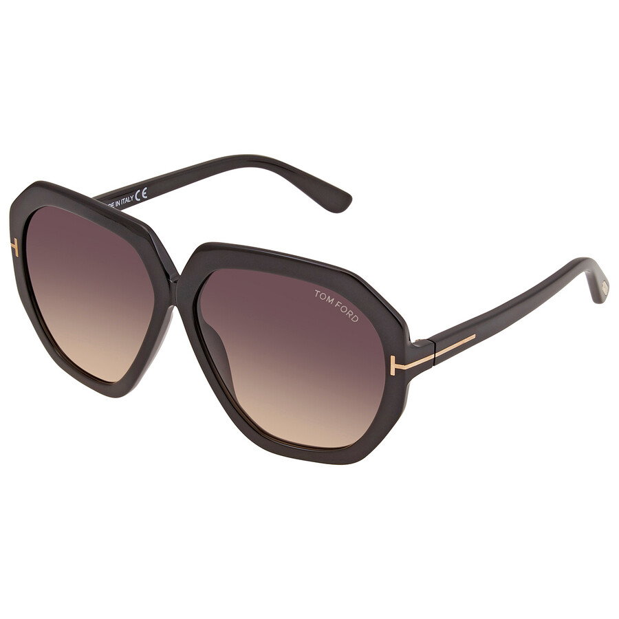 Tom Ford Pippa Brown Gradient Square Sunglasses FT0791 01B 60 ...