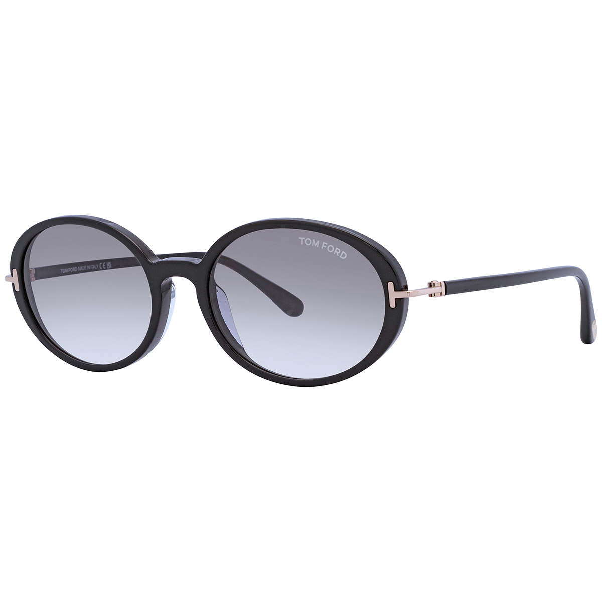 Tom Ford Raquel Smoke Gradient Oval Ladies Sunglasses FT0922 01B 56 ...