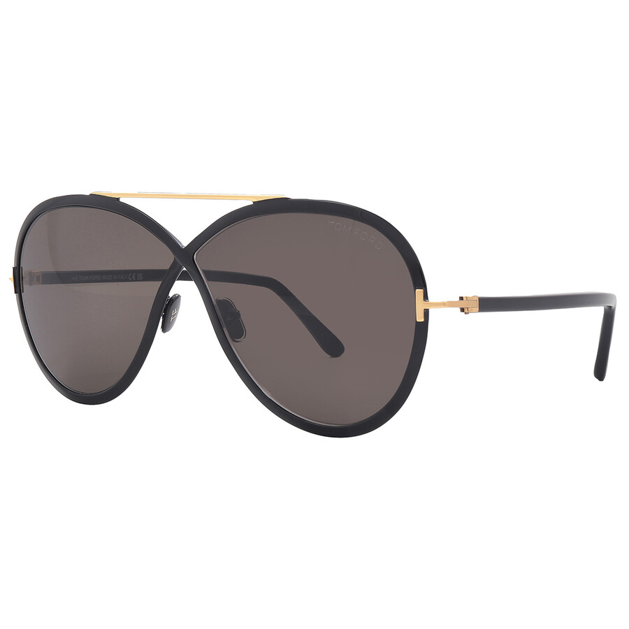 Tom Ford Rickie Smoke Butterfly Ladies Sunglasses FT1007 01A 65 ...