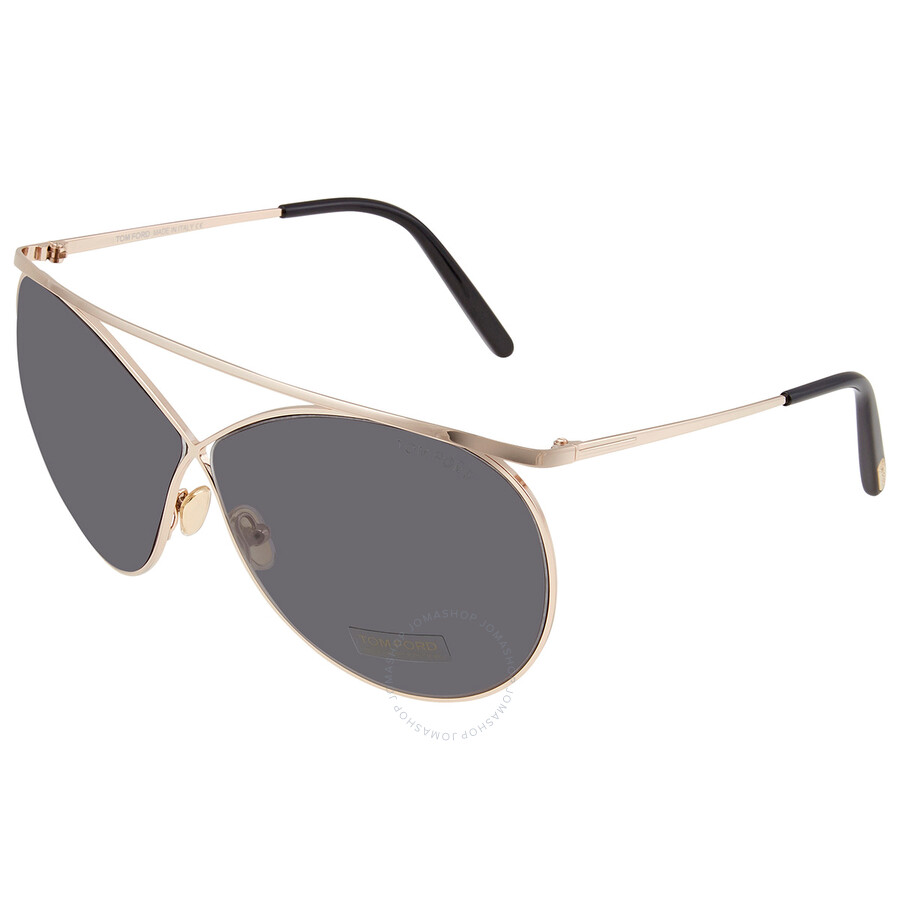 Tom Ford Smoke Oval Ladies Sunglasses Ft0761 28a 67 889214095206