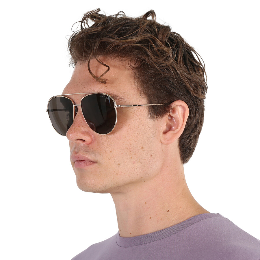 Tom Ford Smoke Pilot Mens Sunglasses Ft0954 D 28a 62 889214318848