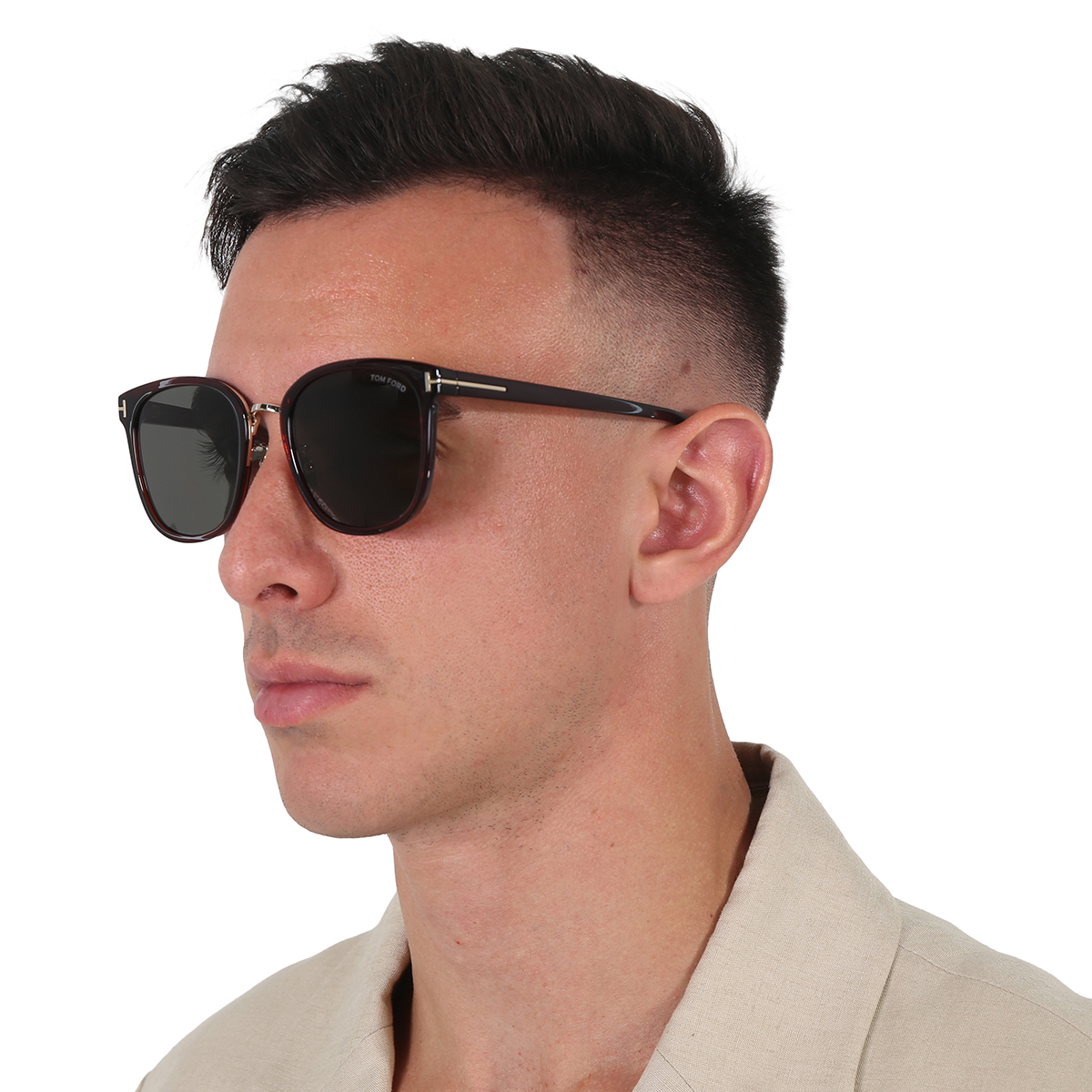 Tom Ford Square Men's Sunglasses FT0968-K 48A 56 889214333834 ...