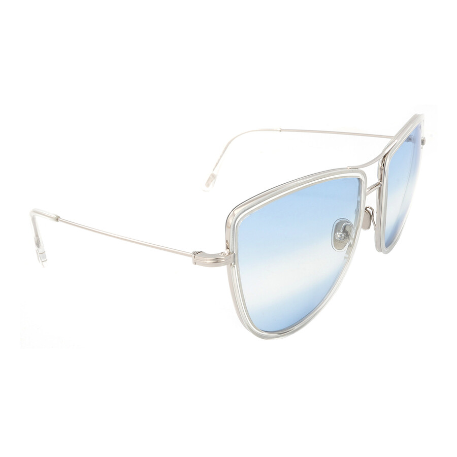 Tom Ford Tina Blue Grey Gradient Butterfly Ladies Sunglasses FT0759 16W ...