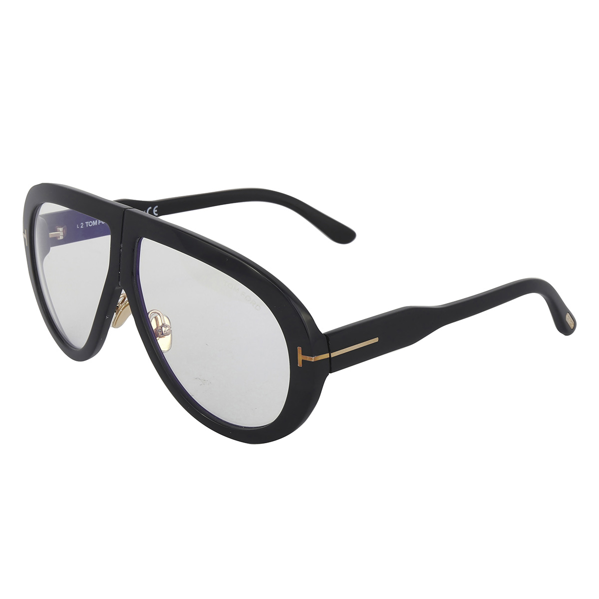 Tom Ford Troy Blue Light Block Pilot Unisex Sunglasses FT0836 001 61 ...