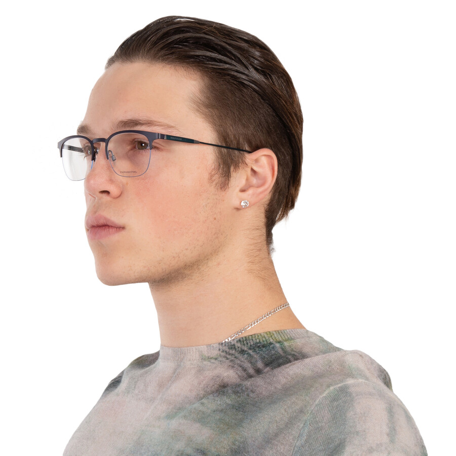 Tommy Hilfiger Demo Rectangular Mens Eyeglasses Th 1385 0qfy 50