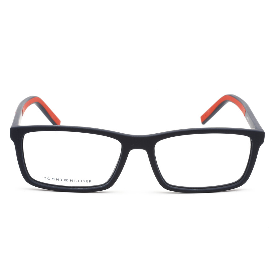 Tommy Hilfiger Men's Blue Rectangular Eyeglass Frames Th15910FLL0053 ...