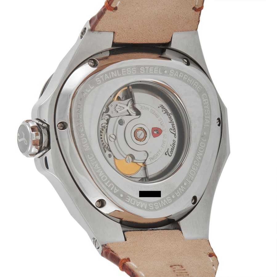 Tonino Lamborghini Spyder Automatic Black Dial Men's Watch SW8856 ...