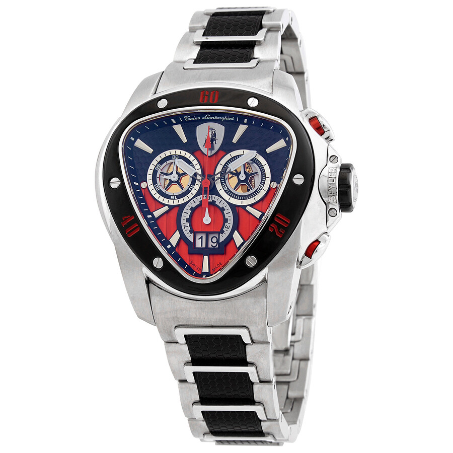 Tonino Lamborghini Spyder Chronograph Quartz Men's Watch SW1115 ...