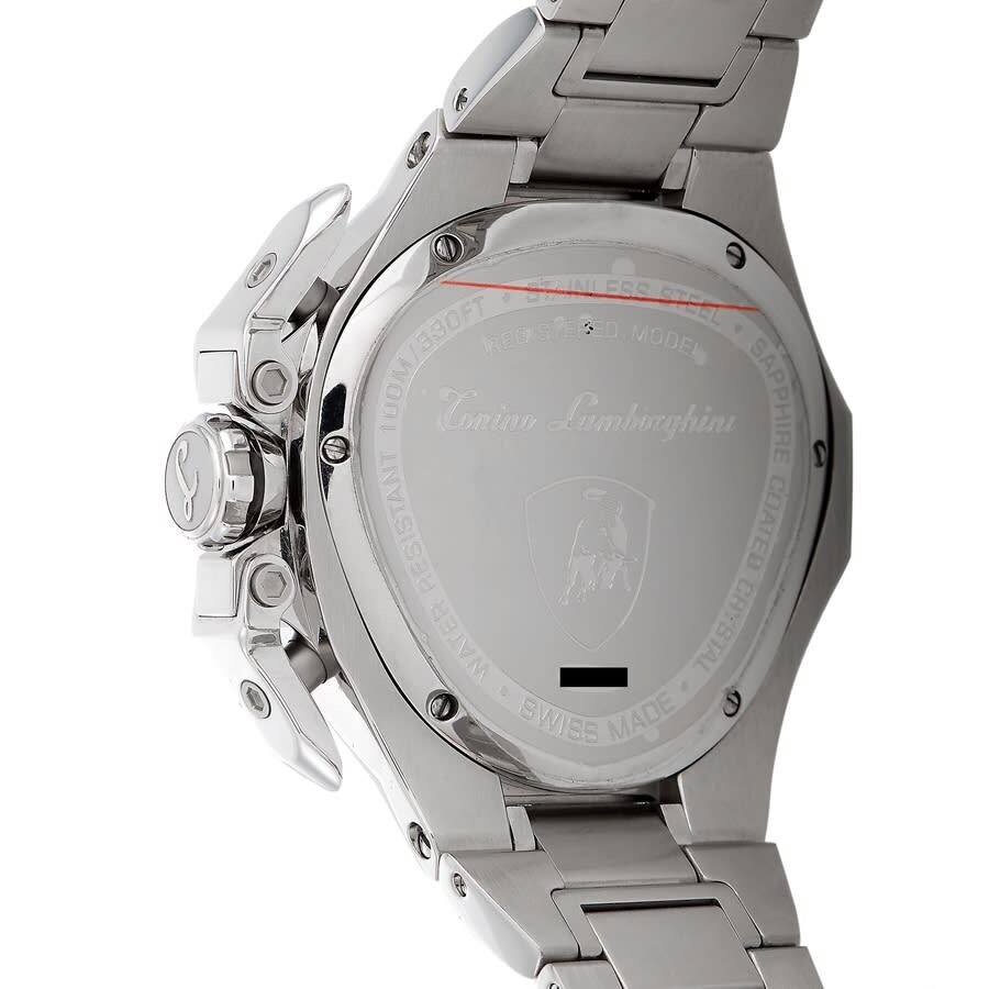 Tonino Lamborghini Spyder Quartz Black Dial Men's Watch SW3007 ...