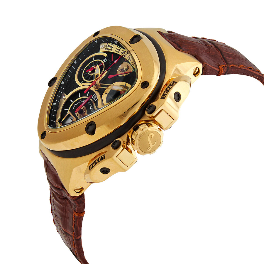 Tonino Lamborghini Spyder Quartz Black Dial Men's Watch SW3011 ...