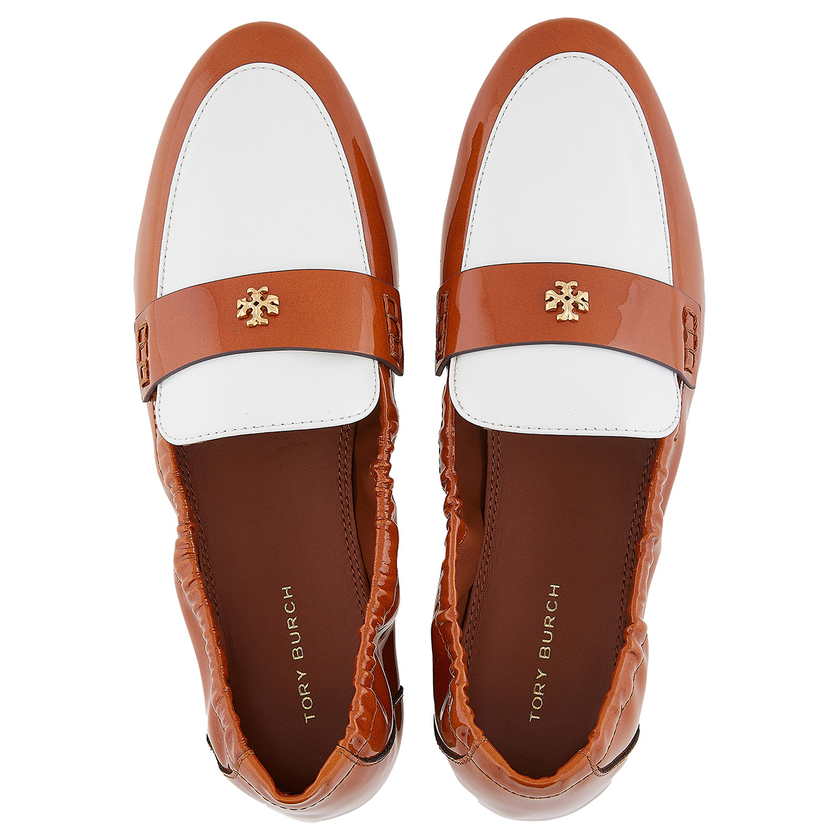 Tory Burch Ladies Patent Leather Logo Ballet Loafers, Brand Size 6.5 ...