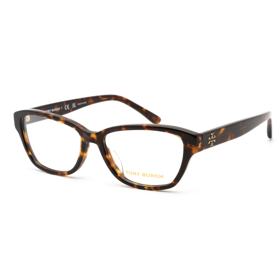 Tory Burch Ladies Tortoise Rectangular Eyeglass Frames 0TY2114U172854 ...