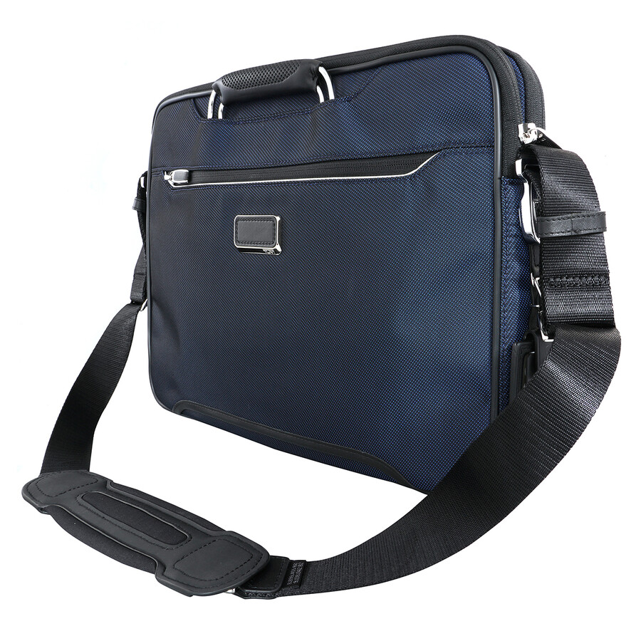Tumi Arrive Hannover Slim Briefcase - Navy 025503001NVY3 0742315603384 ...
