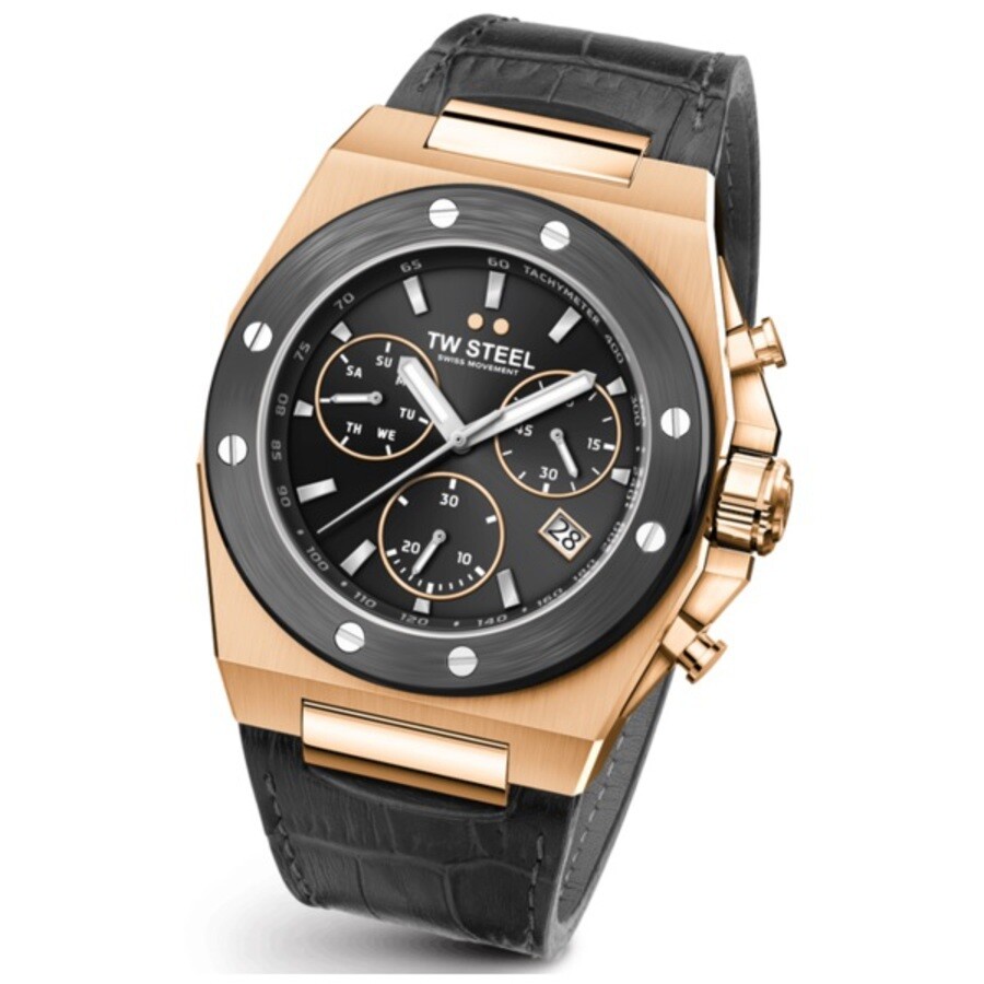 Tw Steel CEO TECH Chronograph Quartz Black Dial Men's Watch CE4084 - TW Steel, Ceo Tech - Jomashop