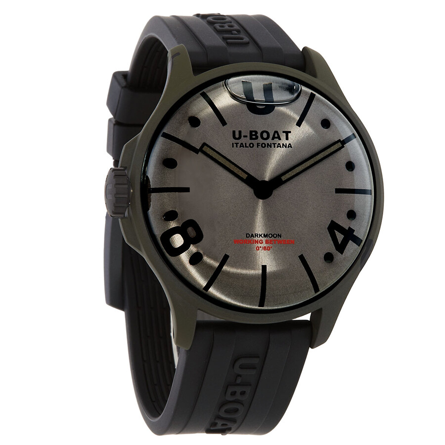 U-Boat Darkmoon Quartz Grey Dial Men's Watch 9550 - Watches, Darkmoon ...