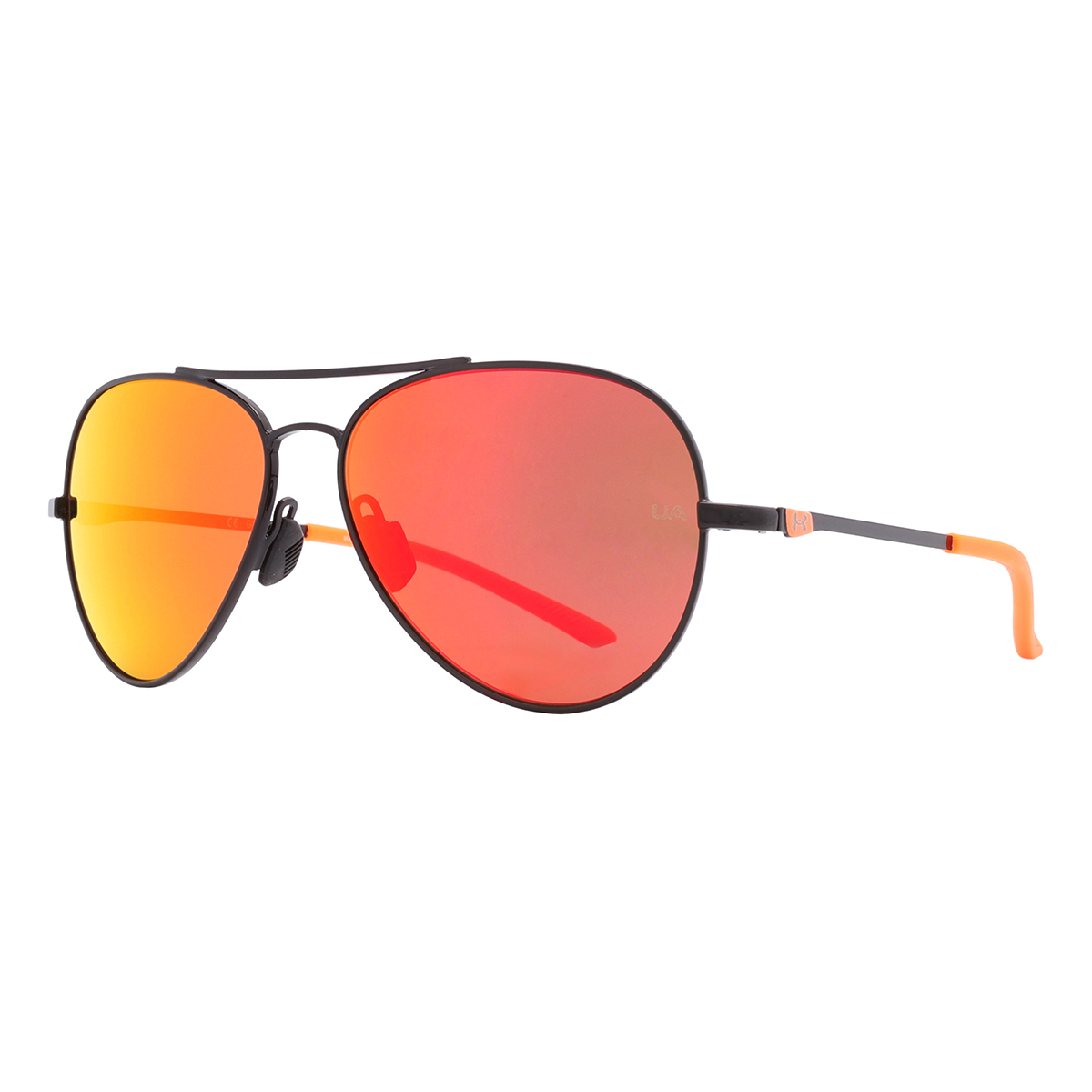 Under Armour Orange Multilayer Pilot Unisex Sunglasses UA INSTINCT JR ...