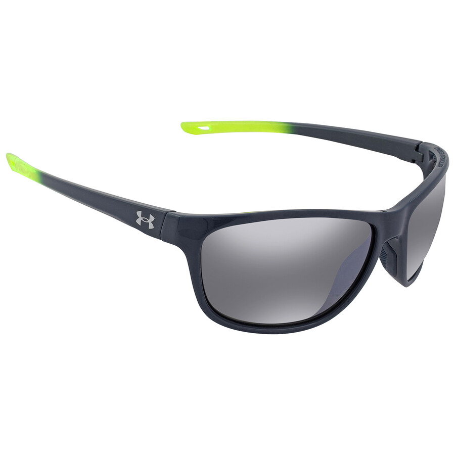Under Armour Silver Mirror Sport Kids Unisex Sunglasses UA UNDENIABLE ...