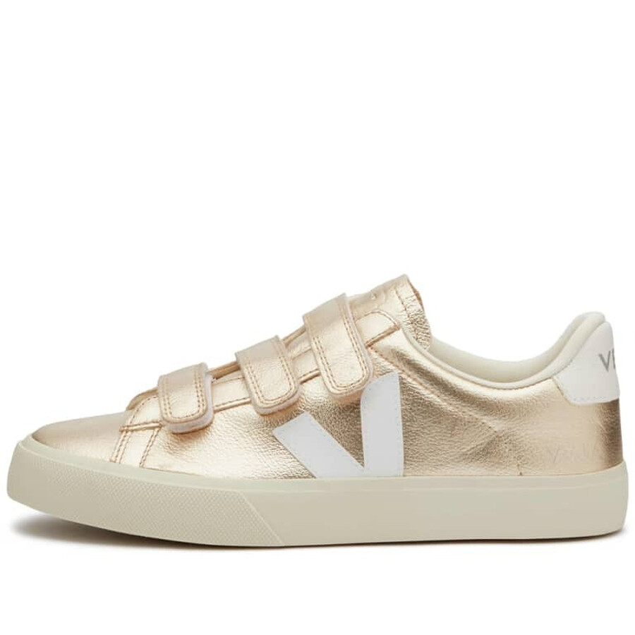 Veja Chromefree Leather Recife Logo Velcro Sneakers, Brand Size 39 ( US ...