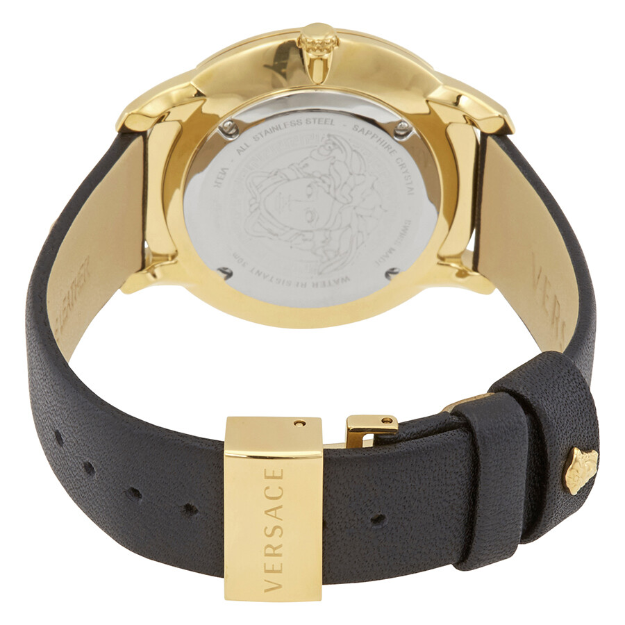 Versace Audrey Quartz Black Dial Ladies Watch VELR00319 7630030544378 ...