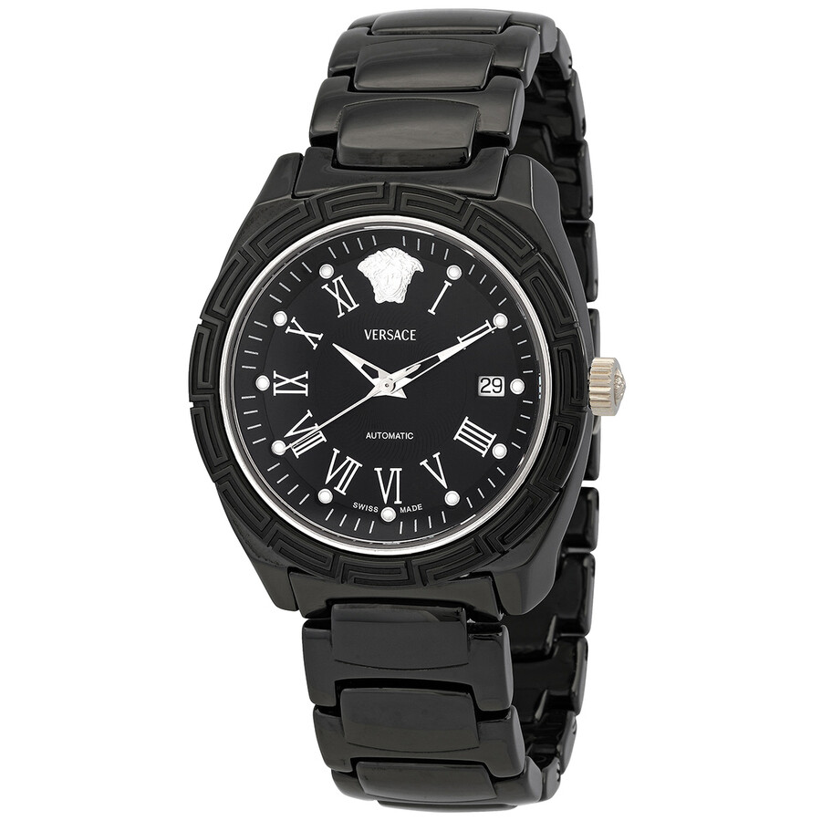 Versace Automatic Black Dial Unisex Watch 01ACS9D009SC09 - Watches, Dv ...
