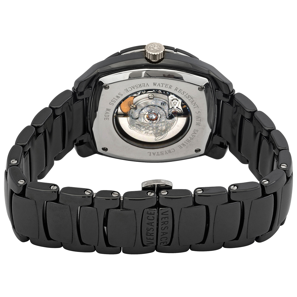 Versace Automatic Black Dial Unisex Watch 01ACS9D009SC09 - Watches, Dv ...