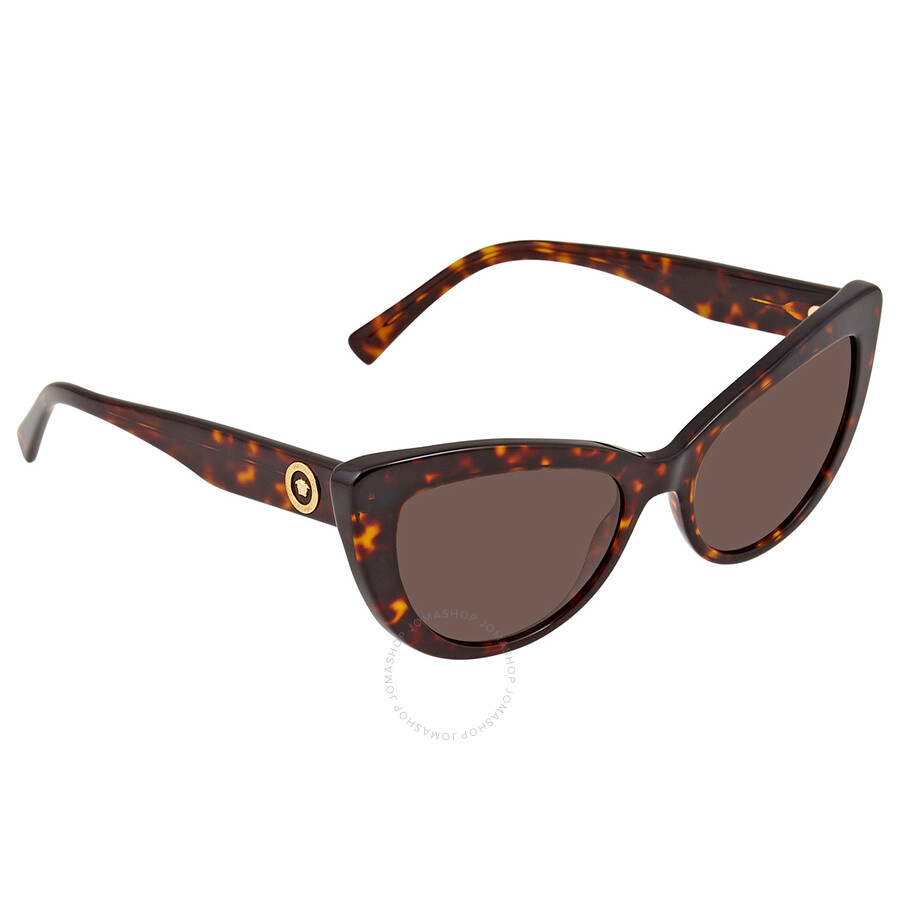 Versace Brown Butterfly Ladies Sunglasses VE4388 108/73 54 ...