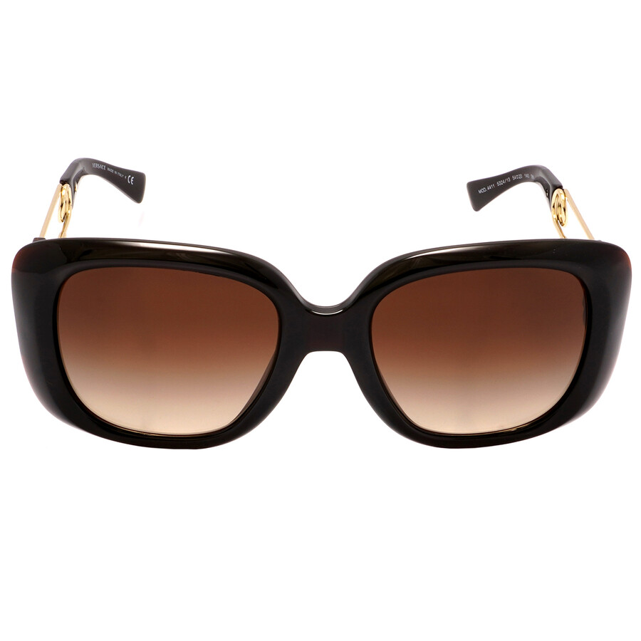 Versace Brown Gradient Square Ladies Sunglasses VE4411 532413 54 ...