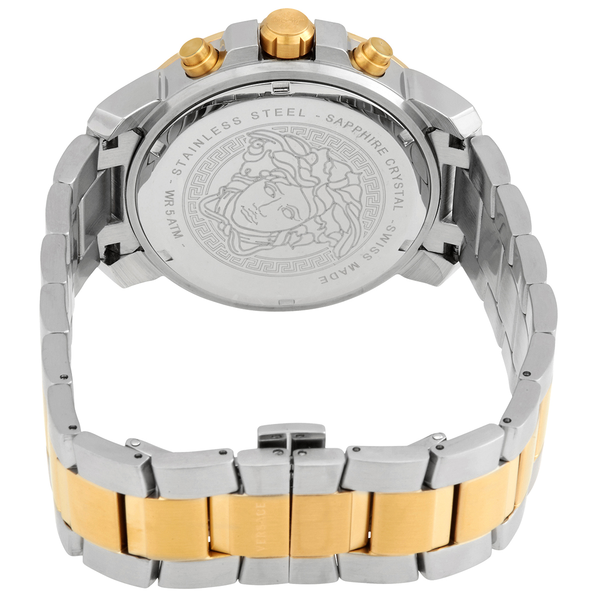 Versace Chronograph Quartz Green Dial Men's Watch VE2E00421 ...