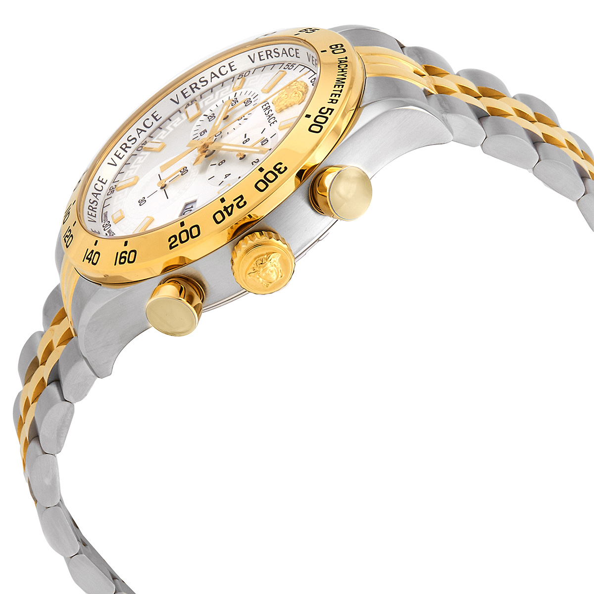 Versace Chronograph Quartz Silver Dial Men's Watch VE2U00422 ...