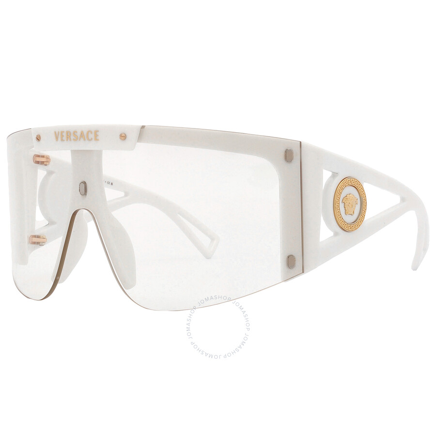 Versace Clear Shield Ladies Sunglasses VE4393 401/1W 46 8056597381307 - Sunglasses, Versace ...