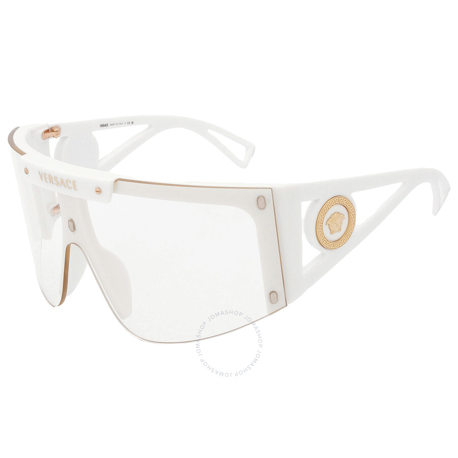 Versace Clear Shield Ladies Sunglasses VE4393 401/1W 46 8056597381307 - Sunglasses, Versace ...