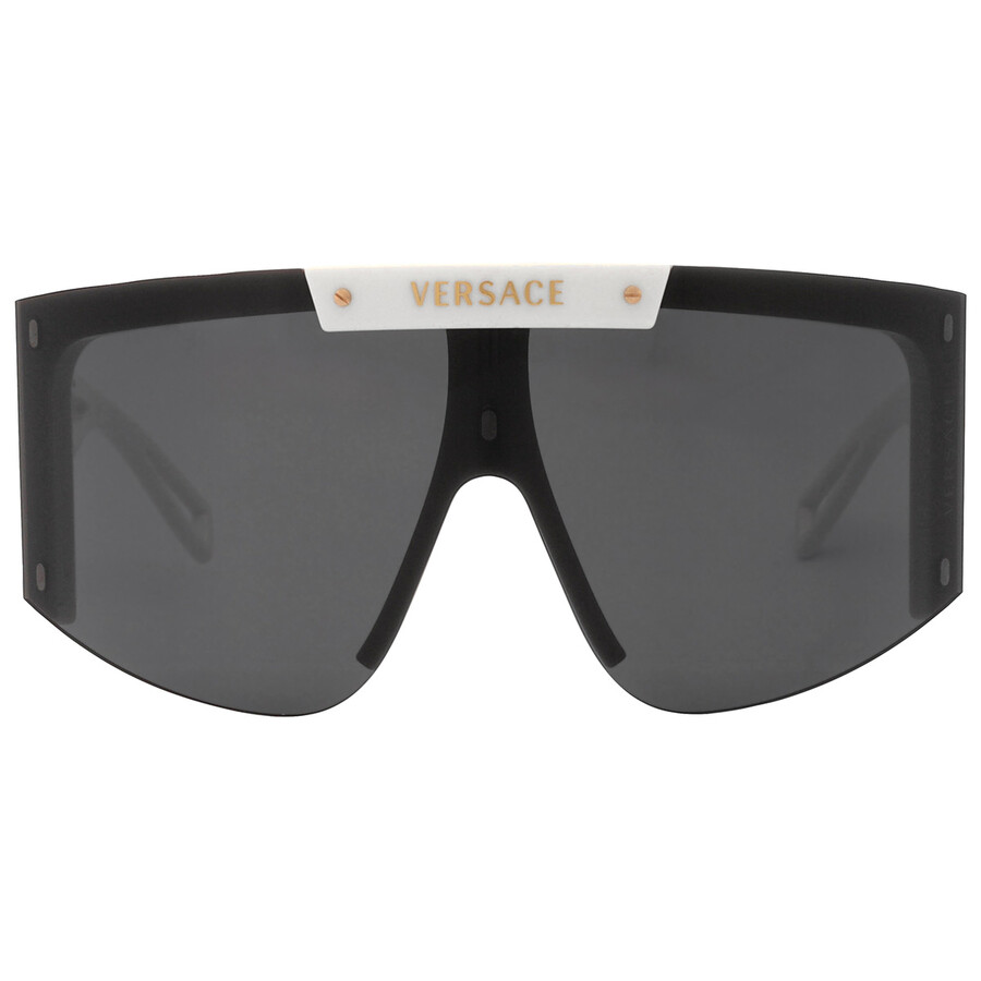Versace Clear Shield Ladies Sunglasses VE4393 401/1W 46 8056597381307 - Sunglasses, Versace ...