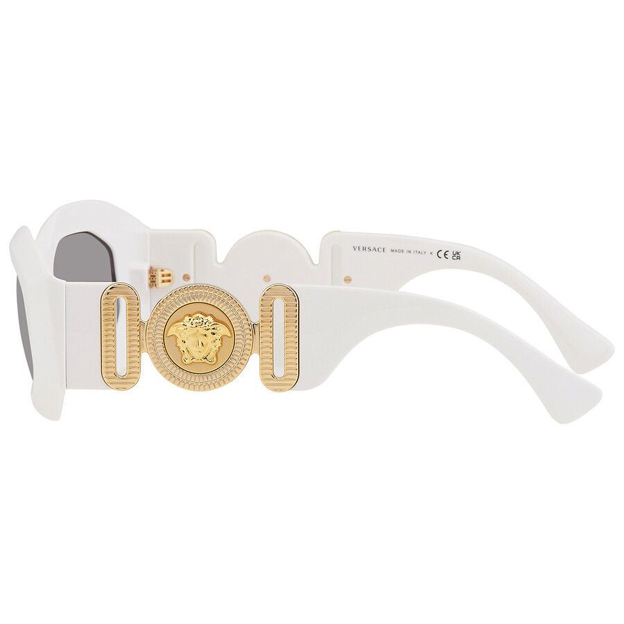 Versace Dark Gray Irregular Men's Sunglasses VE4425U 314/87 54 ...