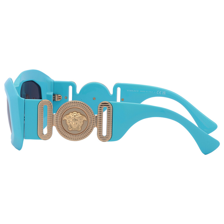 Versace Dark Grey Irregular Men's Sunglasses VE4425U 543987 54 ...