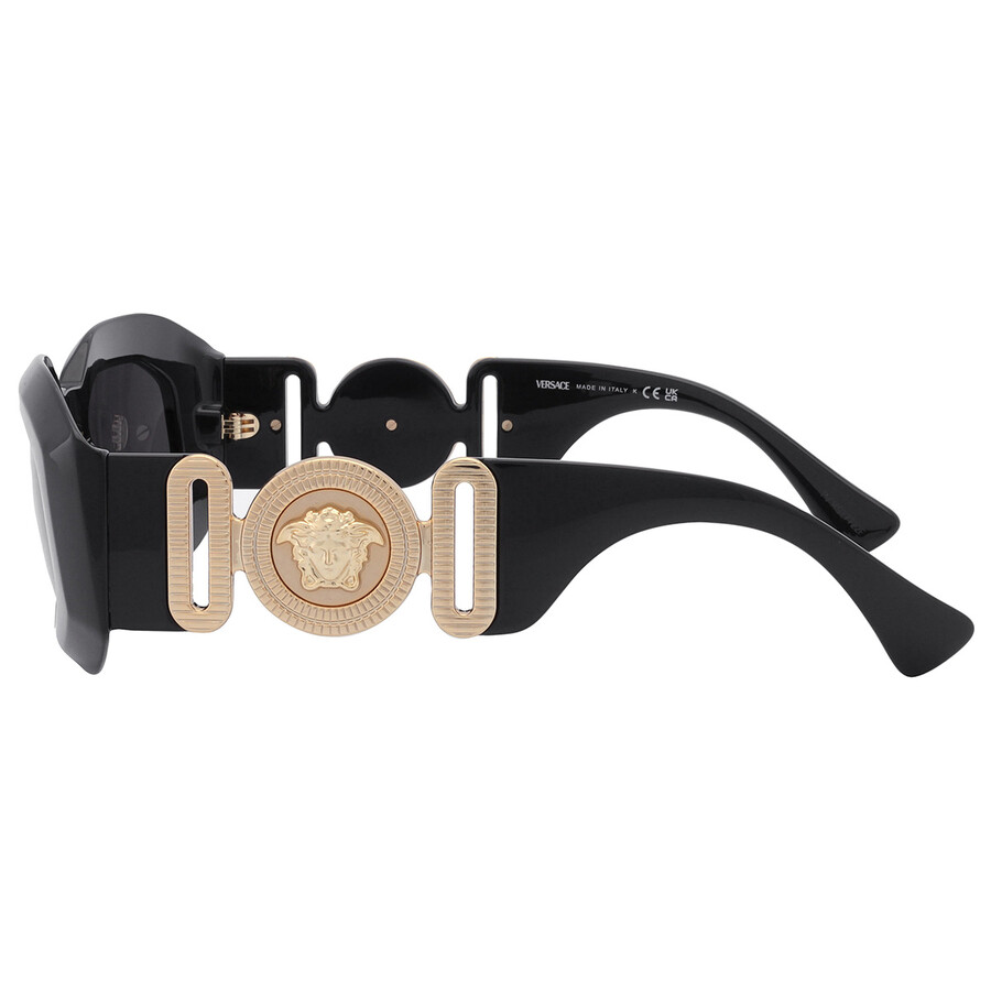 Versace Dark Grey Irregular Men's Sunglasses VE4425U GB1/87 54 ...