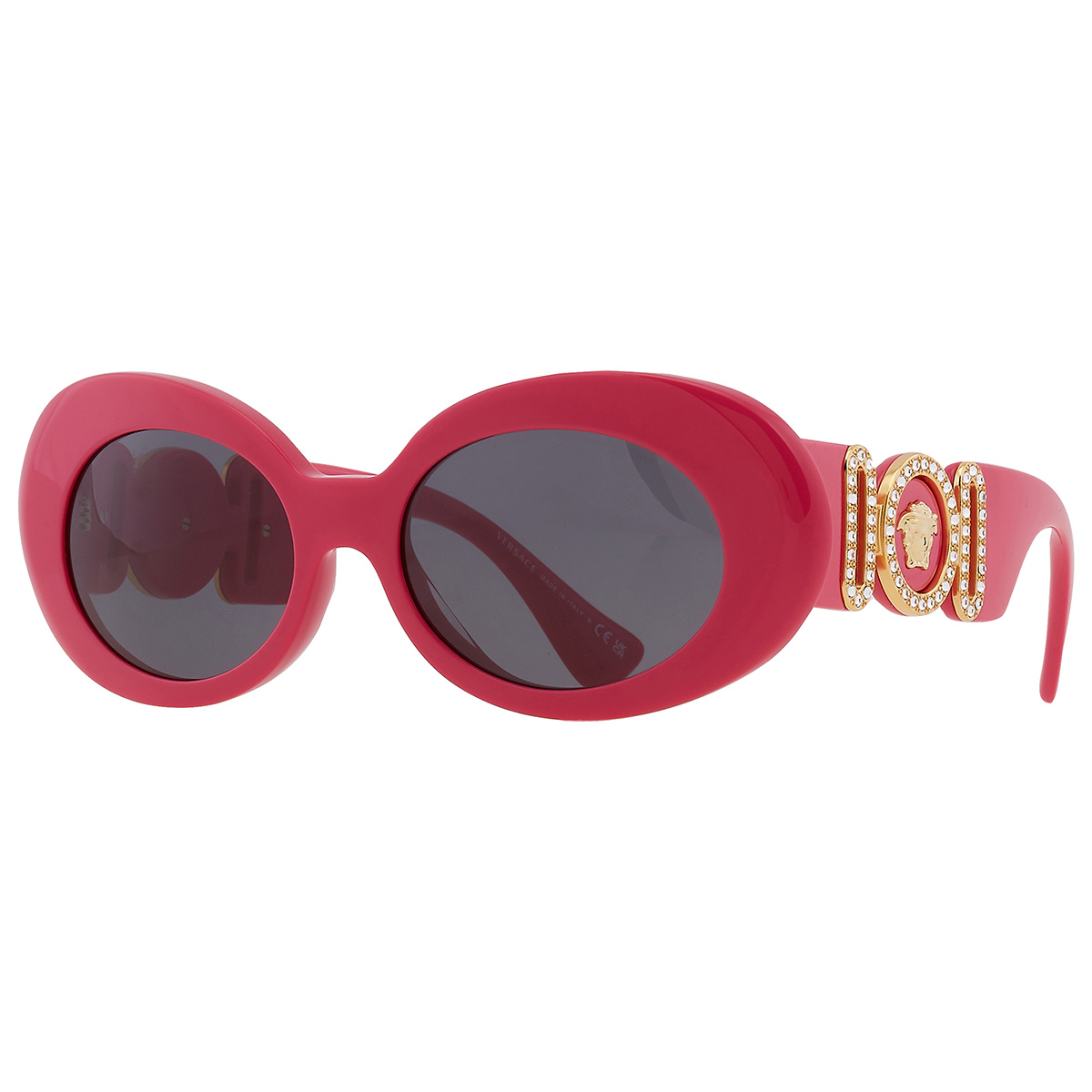 Versace Dark Grey Oval Ladies Sunglasses VE4426BU 536787 54 ...