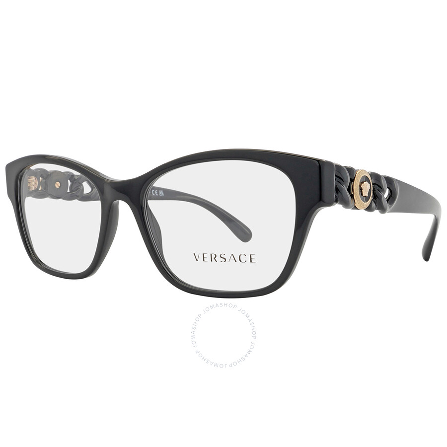 Versace Demo Cat Eye Ladies Eyeglasses VE3306 GB1 54 8056597524346 - Eyeglasses - Jomashop