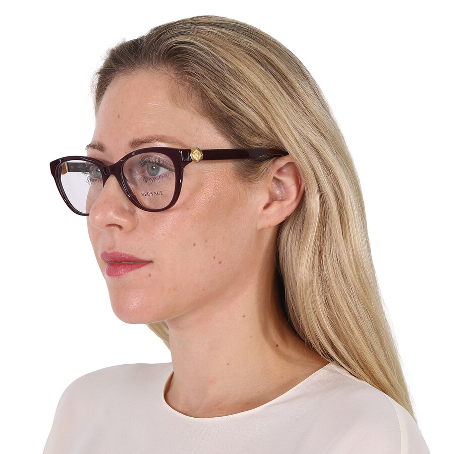 Versace Demo Cat Eye Ladies Eyeglasses VE3330 5386 55 8056597730990 ...